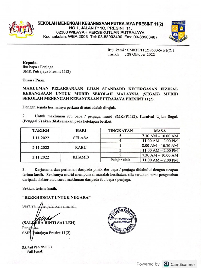 Karnival Ujian Segak Penggal 2 2022 | PDF