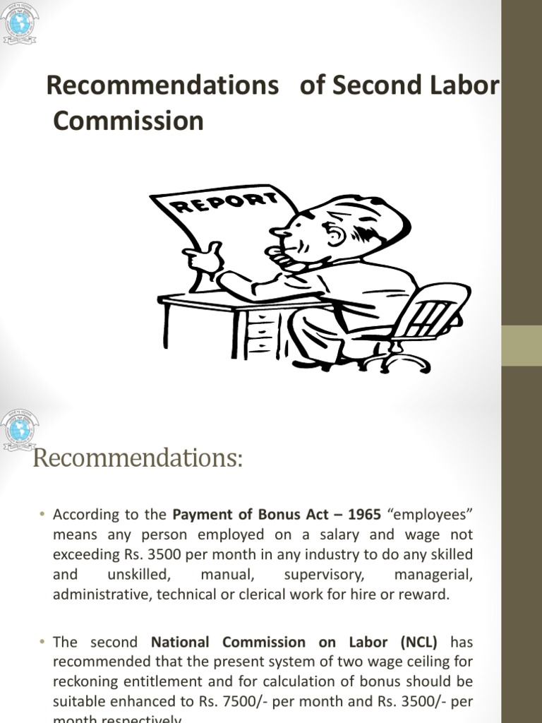 Second National Labour Commission Recommendations | PDF | Employment ...