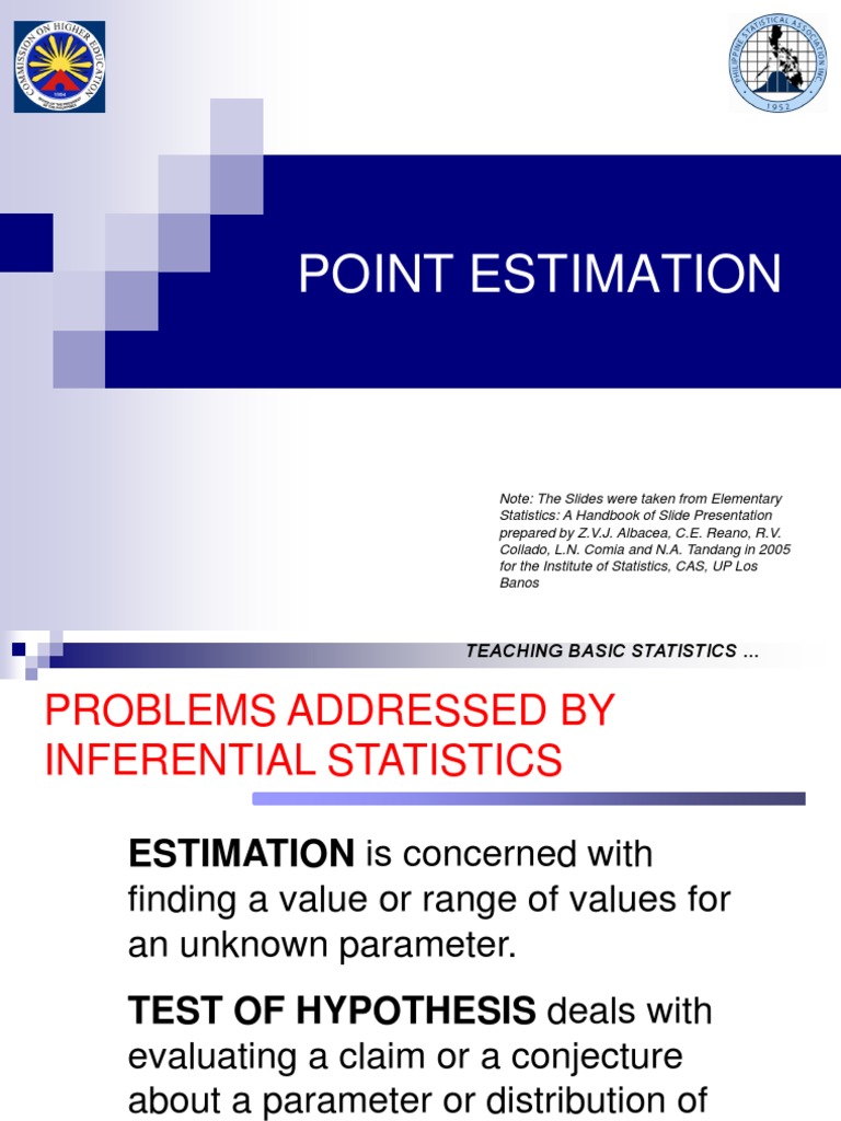 Point Estimation Pdf Estimator Mean Squared Error