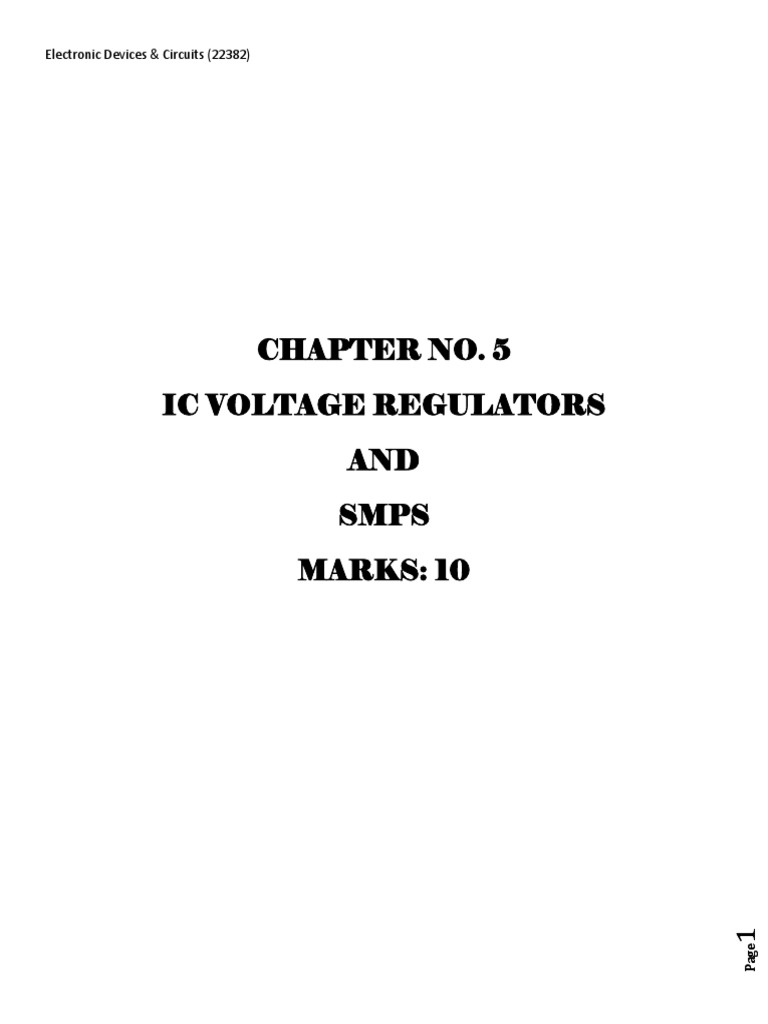CH-5 Edc | PDF | Rectifier | Power Supply