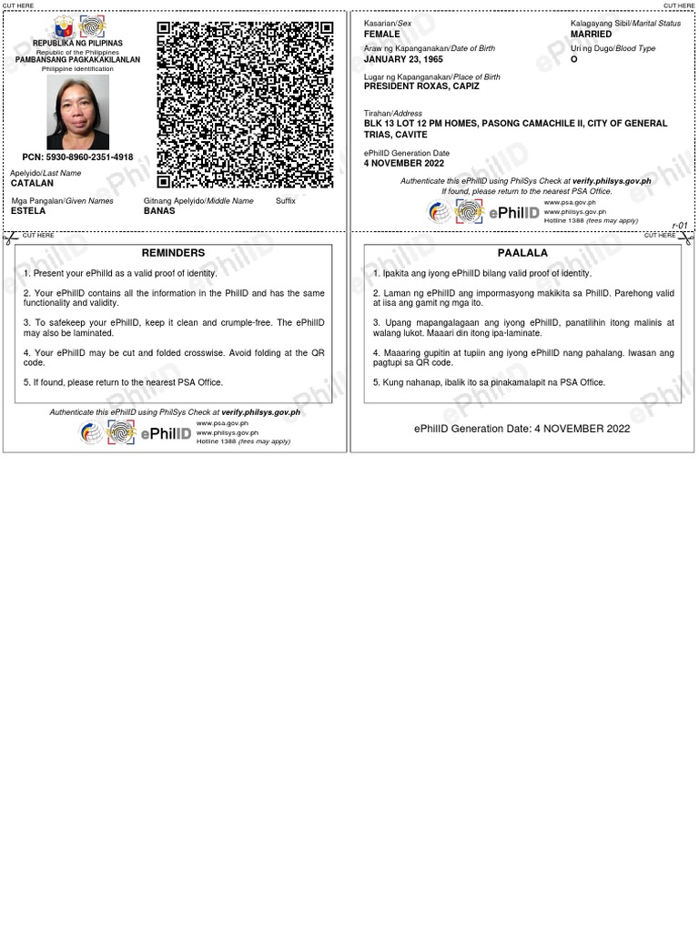 National ID Catalan Estela | PDF | Government Information | Government