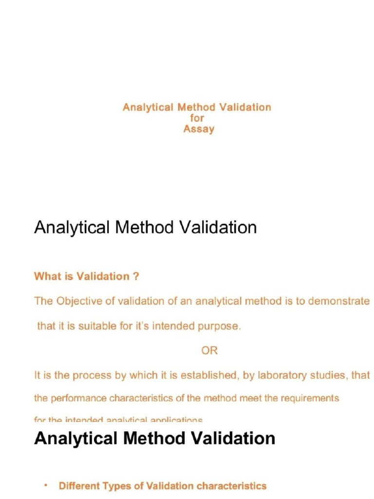 Method Validation | PDF