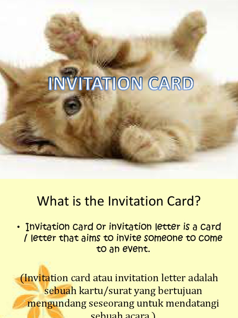 Invitations | PDF