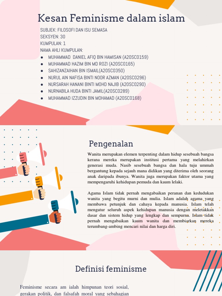 Femisnisme Draf 1 | PDF