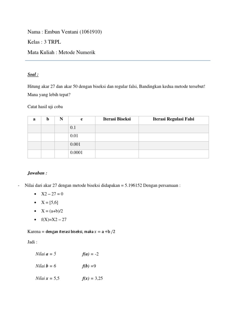 Latihan Metnum | PDF | Metode & Bahan Ajar