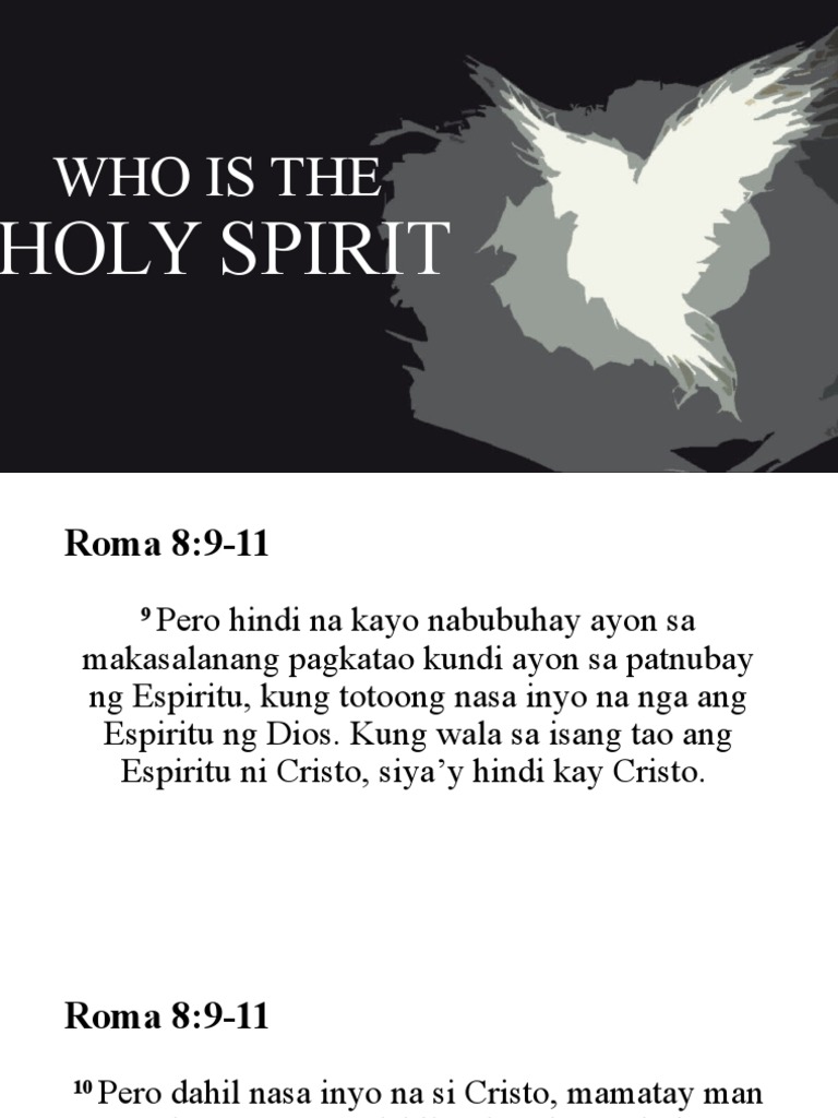 Who Is The Holy Spirit | PDF