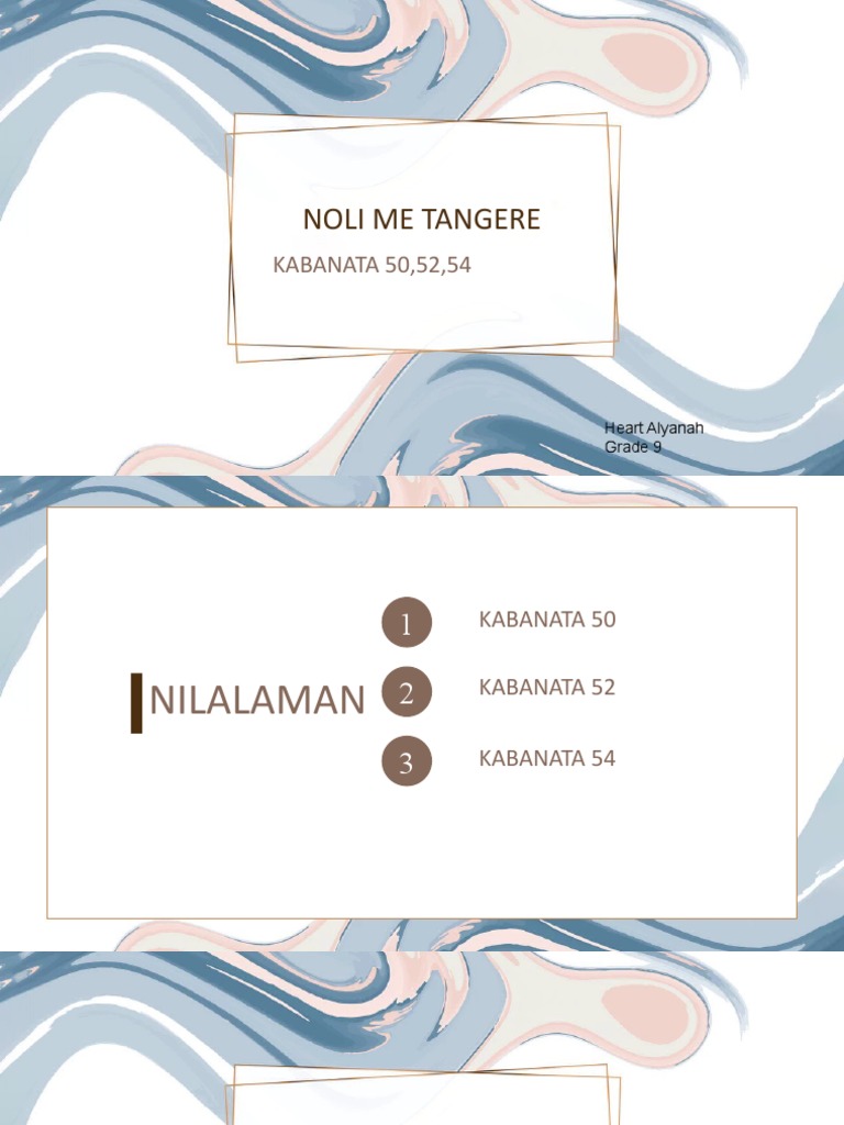 Noli Me Tangere Kabanata 50, 52, 54 - Filipino 9 | PDF