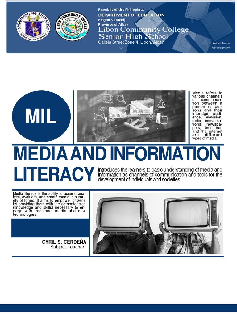 Module 1 MIL | PDF | Media (Communication) | Communication