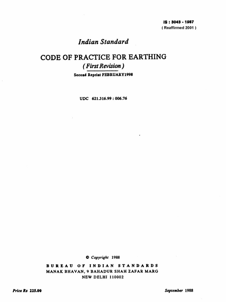 Earthing Practice | PDF | Electrical Wiring | Insulator (Electricity)
