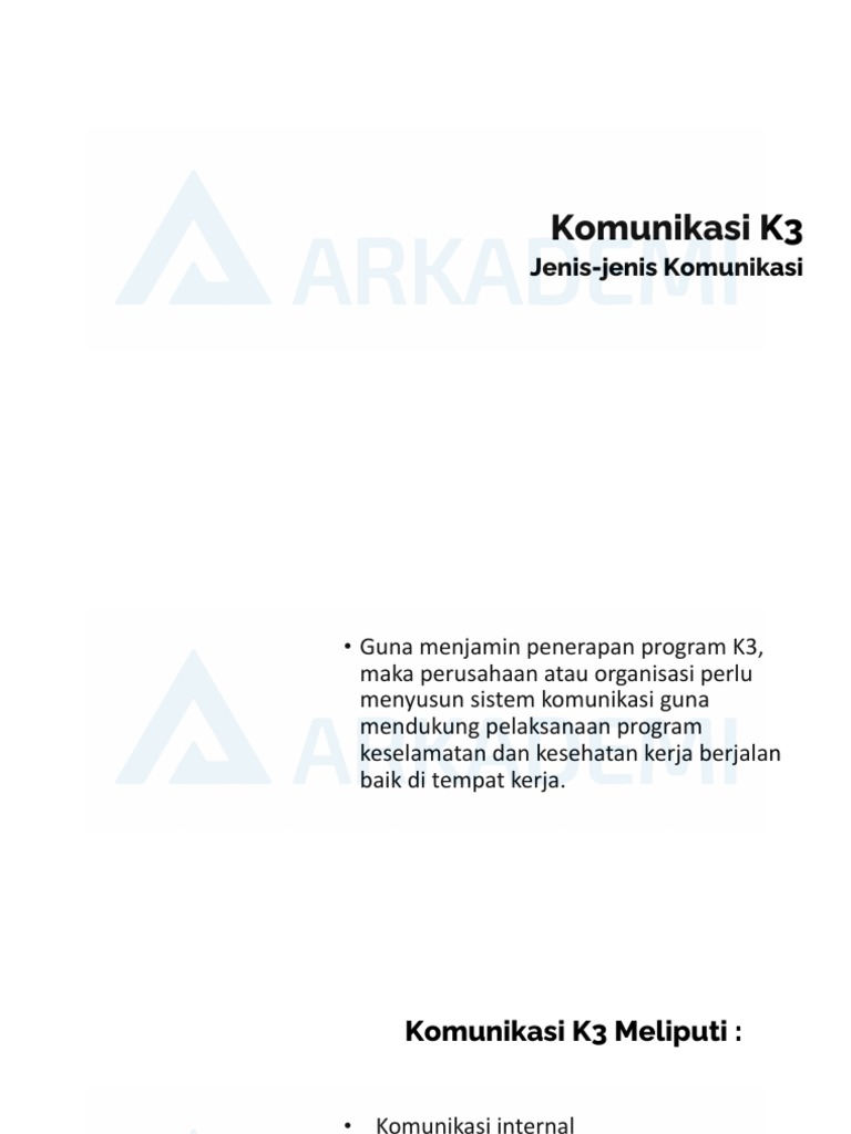 Bahan Bacaan 4 – Komunikasi K3 2 | PDF | Bisnis | Seni