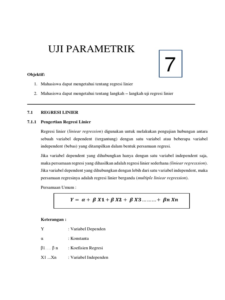 Panduan Uji Regresi Linier di R | PDF | Sains & Matematika | Komputer