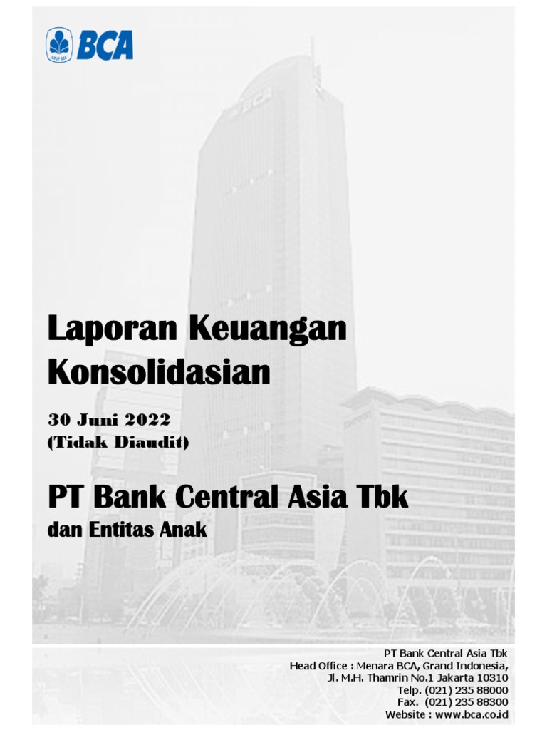 Lapkeu BCA Jun22 | PDF