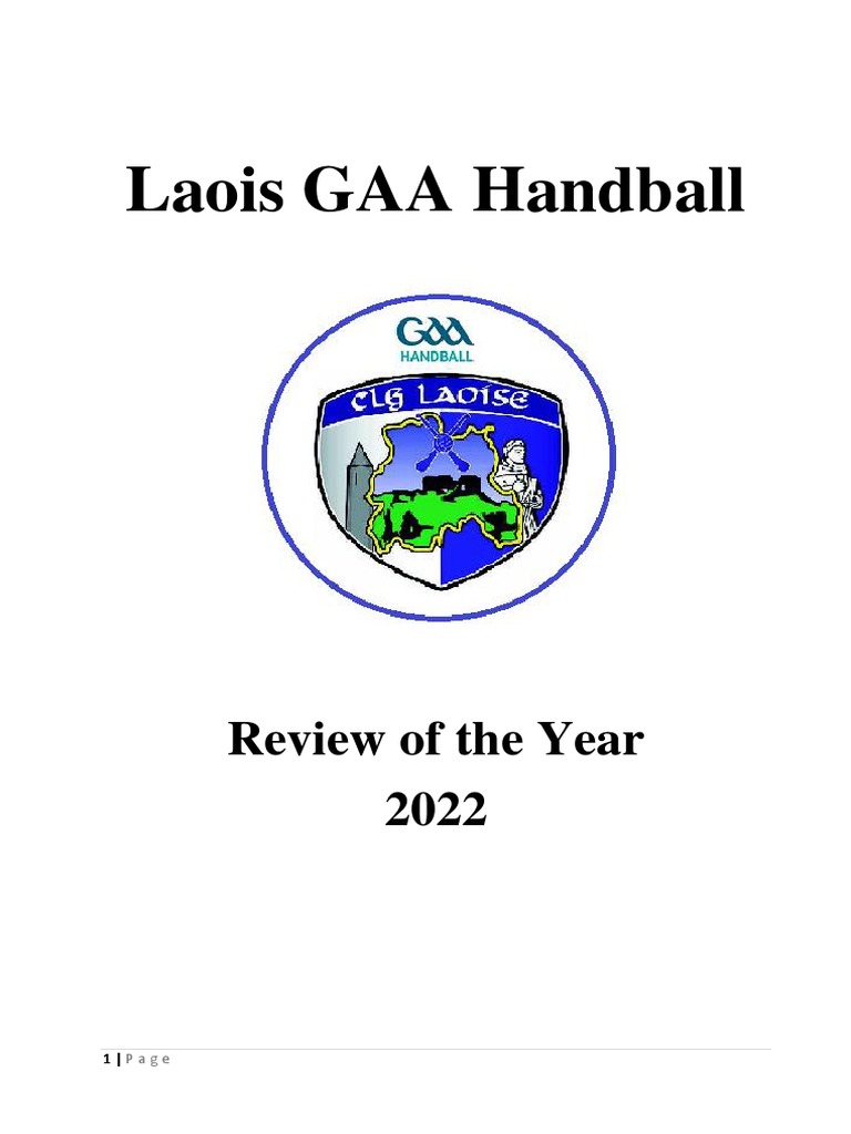 Laois GAA Handball Review of The Year 2022 | PDF | Gaelic Games | Sports