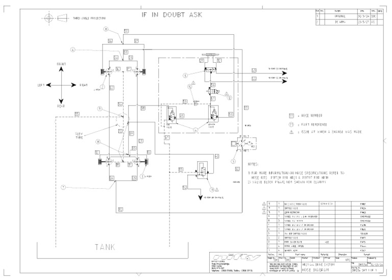 Hose Diagram Hr21 Drive Circuit | PDF