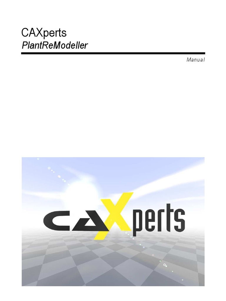 CAXperts PlantReModeller. Manual | PDF | Computer File | 3 D Computer Graphics
