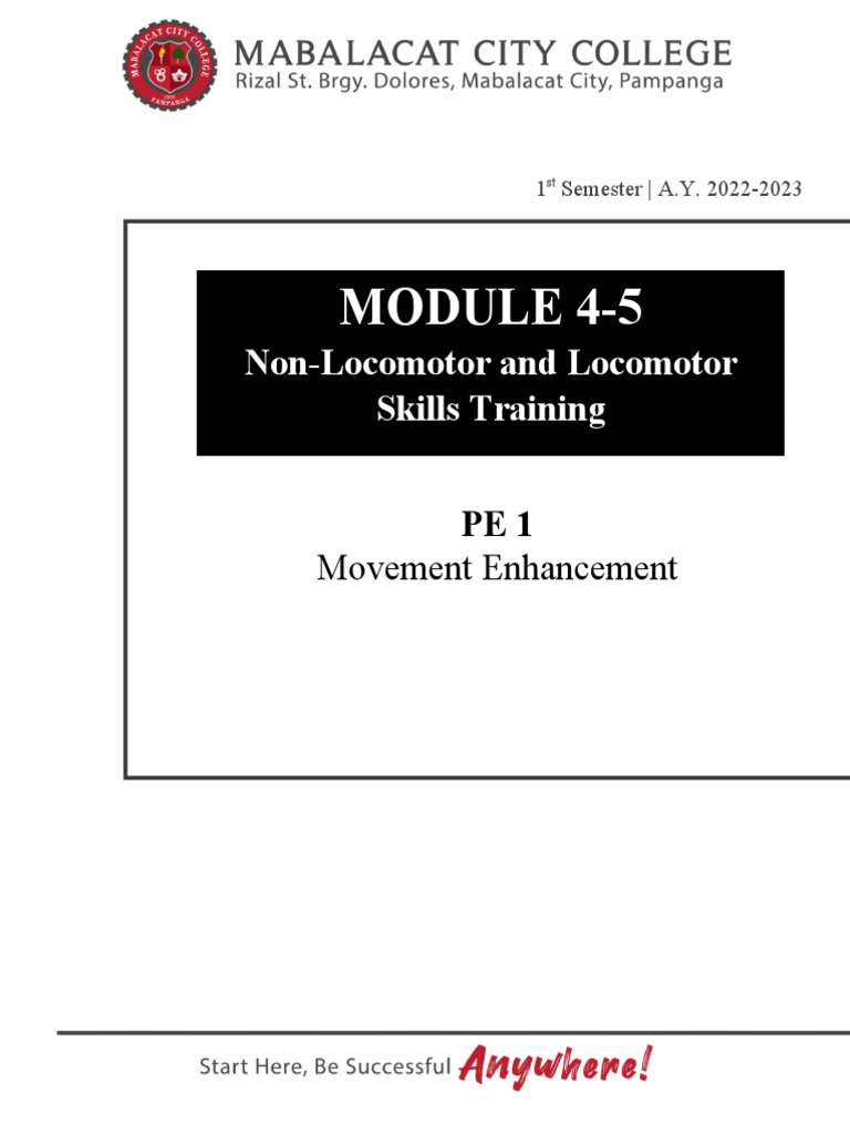 Pe 1 Module 4 5 | Download Free PDF | Human Anatomy | Musculoskeletal System