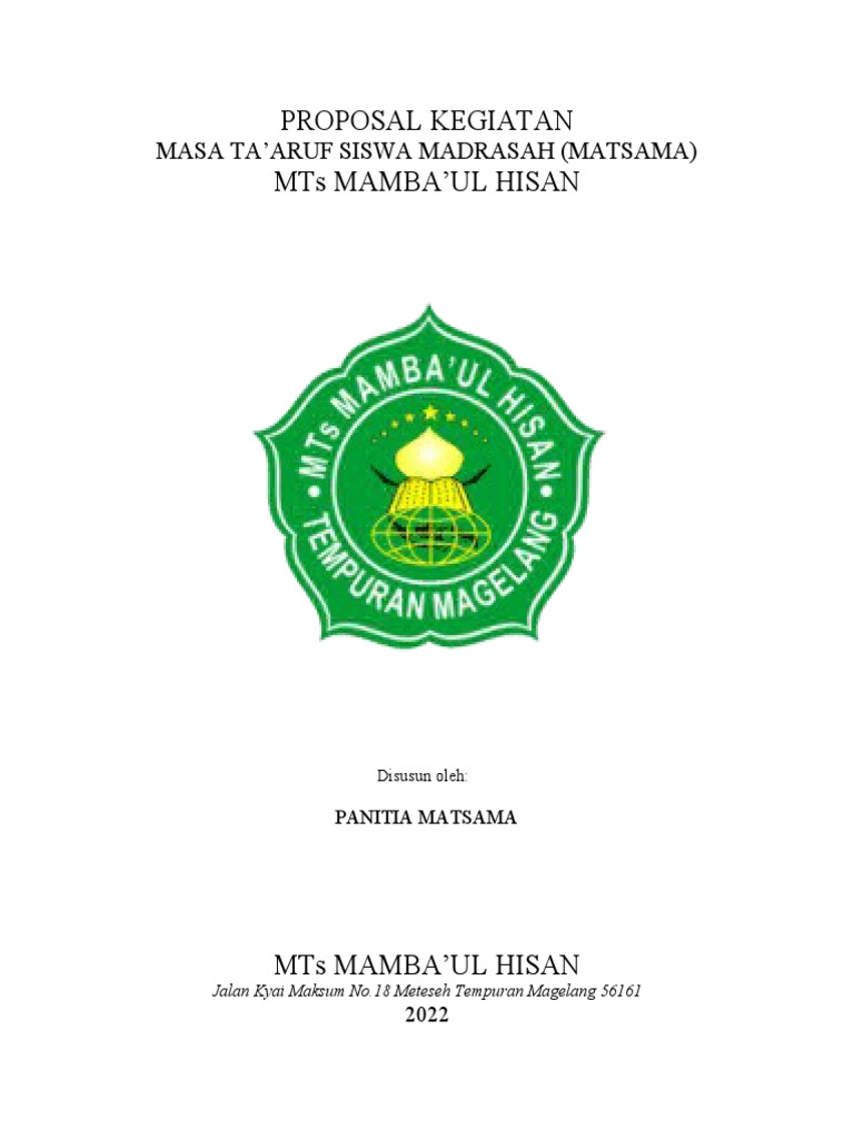 Proposal MATSAMA 2022 | PDF