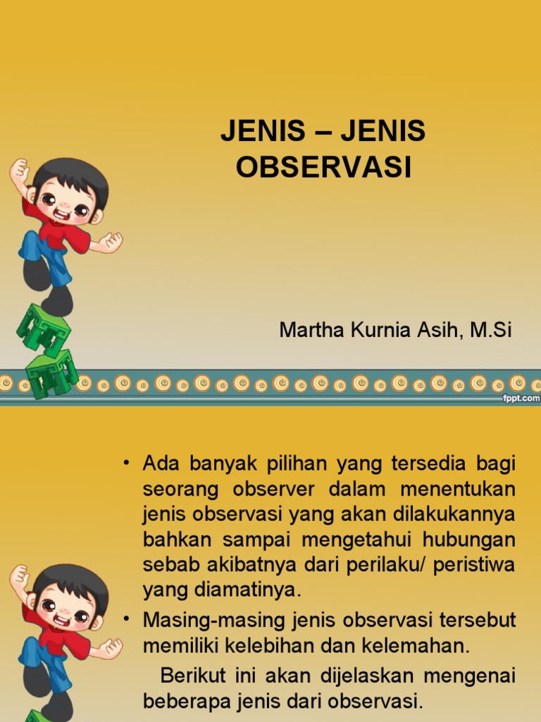 Jenis2 Observasi | PDF