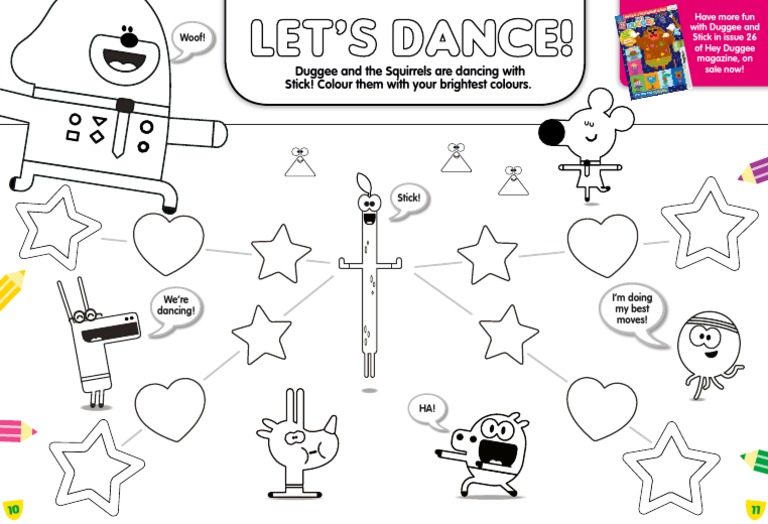 Hey Duggee: Dance and Colour Fun | PDF