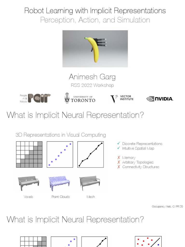 Robot Learning With Implicit Representations | PDF | 3 D Computer Graphics | Rendering (Computer ...
