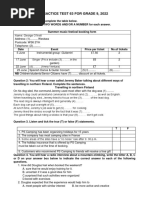 EIKEN Level 2 Practice Test Guide | PDF
