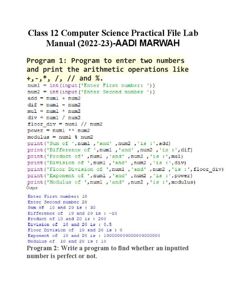 Class 12 Computer Science-Updated | PDF | Table (Database) | Programming Class 12 Computer Science-Updated | PDF | Table (Database) | Programming