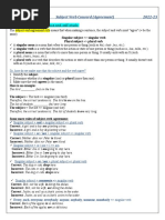 Class 9 English Grammar Reported Speech | PDF | Verb | Grammatical Tense