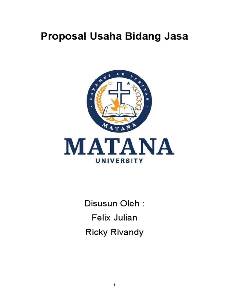 Proposal Usaha Bidang Jasa | PDF