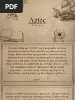 Ang Kabihasnang Aztec | PDF