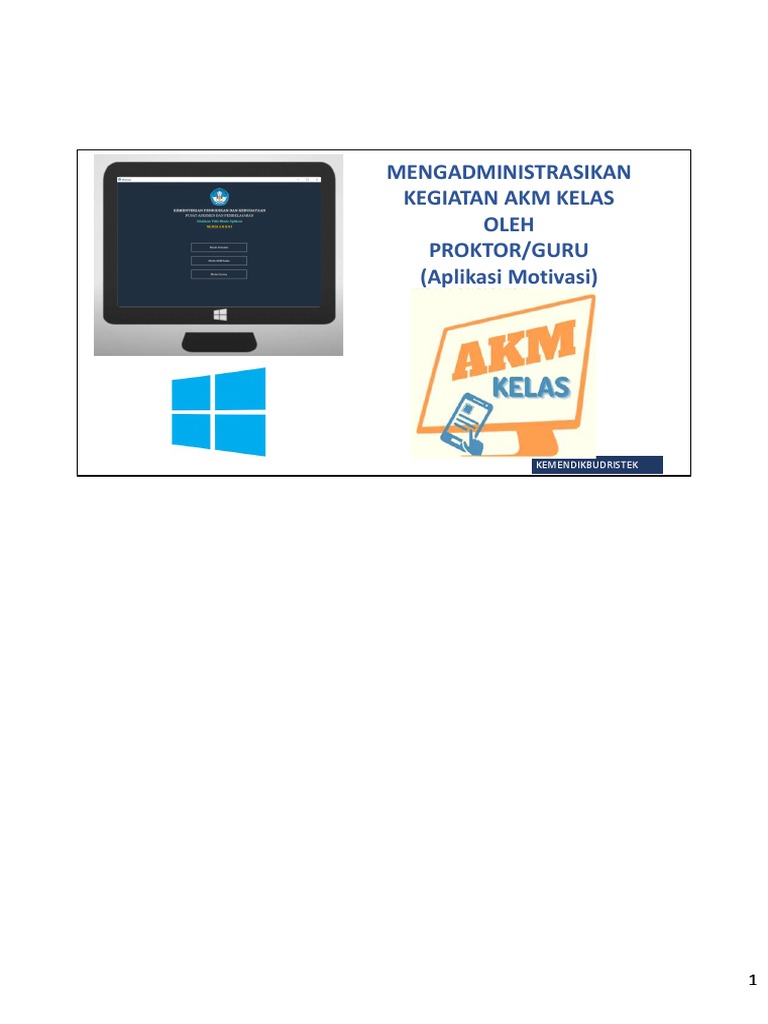 Mengadministrasikan Akm Kelas | PDF