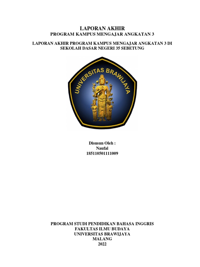 Contoh Laporan Akhir Mahasiswa 2 | PDF