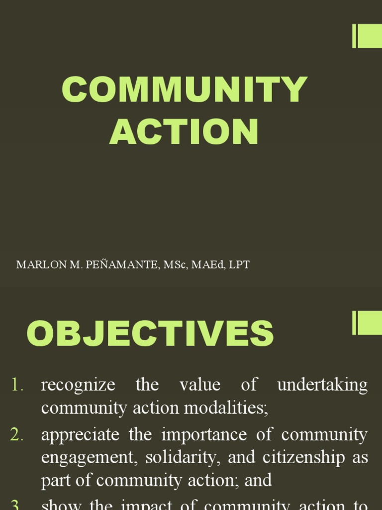 Empowering Communities through Collective Action: Recognizing the ...