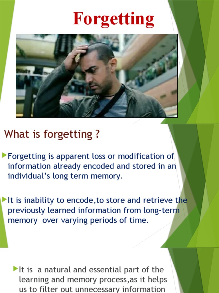 Understanding Memory and Forgetting | PDF | Memory | Recall (Memory)