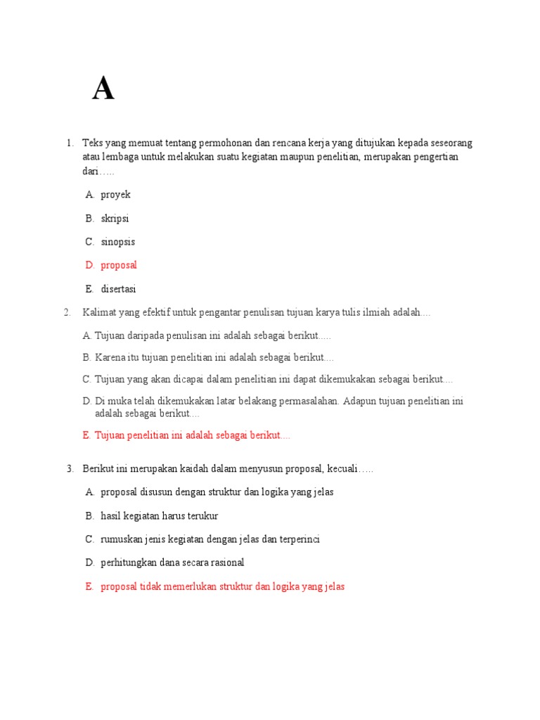 SOAL PAS BIN KELAS XI GENAP 2021 PAKET A - Dony Hendratno | PDF