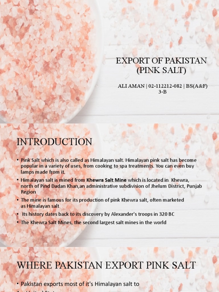 Export of Pakistan | PDF