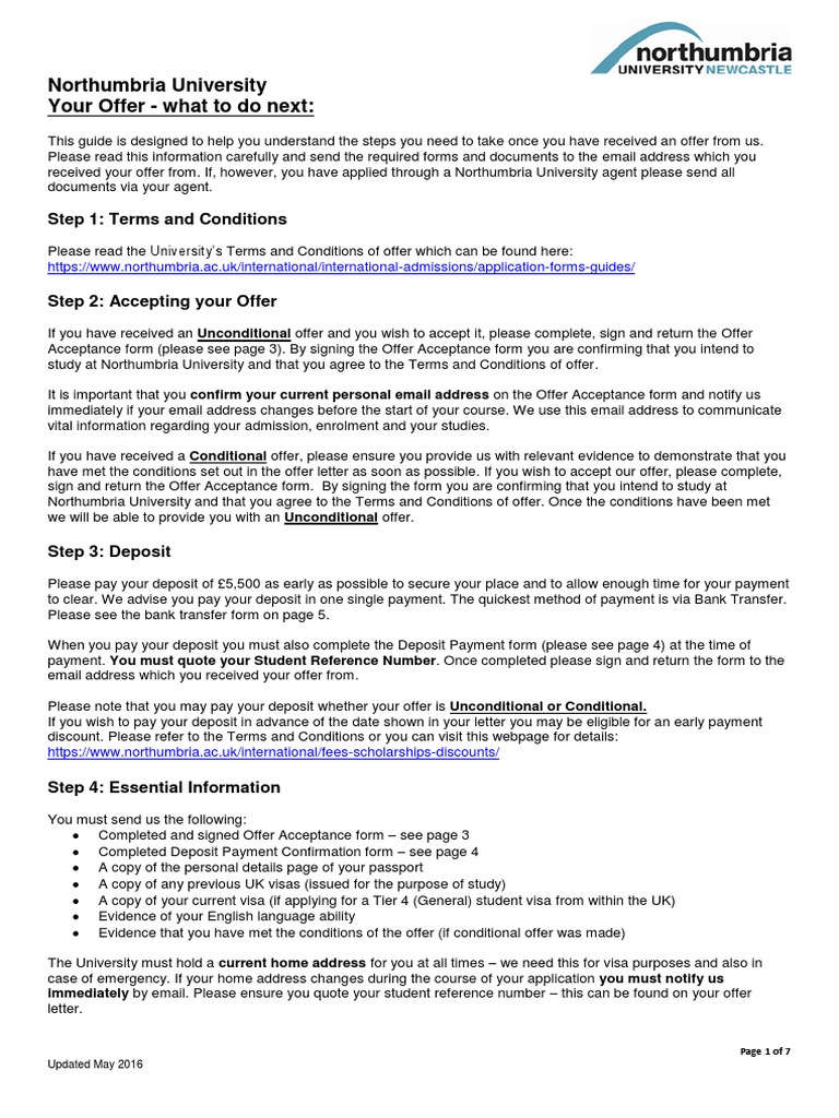 Offer Letter Supporting Info and Forms May 2016 | PDF | Cost Of Living | Travel Visa