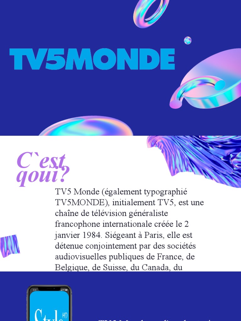TV5 Monde | PDF