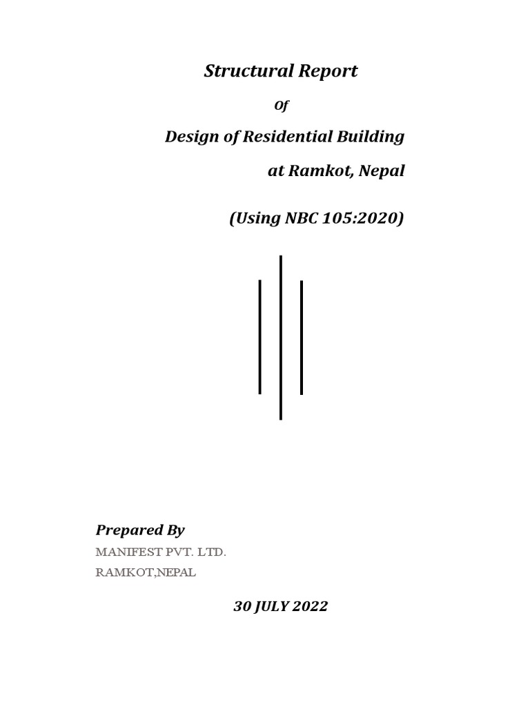 Ramkot Report | PDF | Beam (Structure) | Structural Analysis