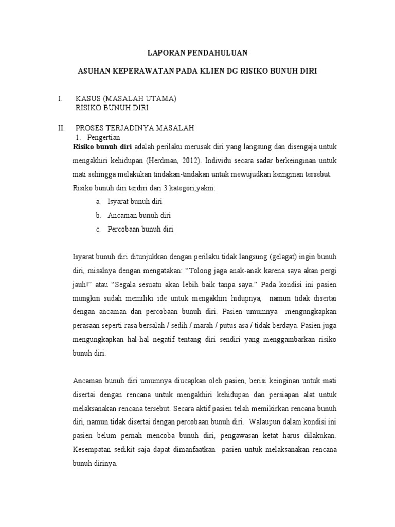 CONTOH LP Askep RBD | PDF
