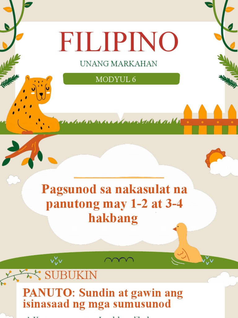 Filipino q1 Week 6 Day 1 | PDF