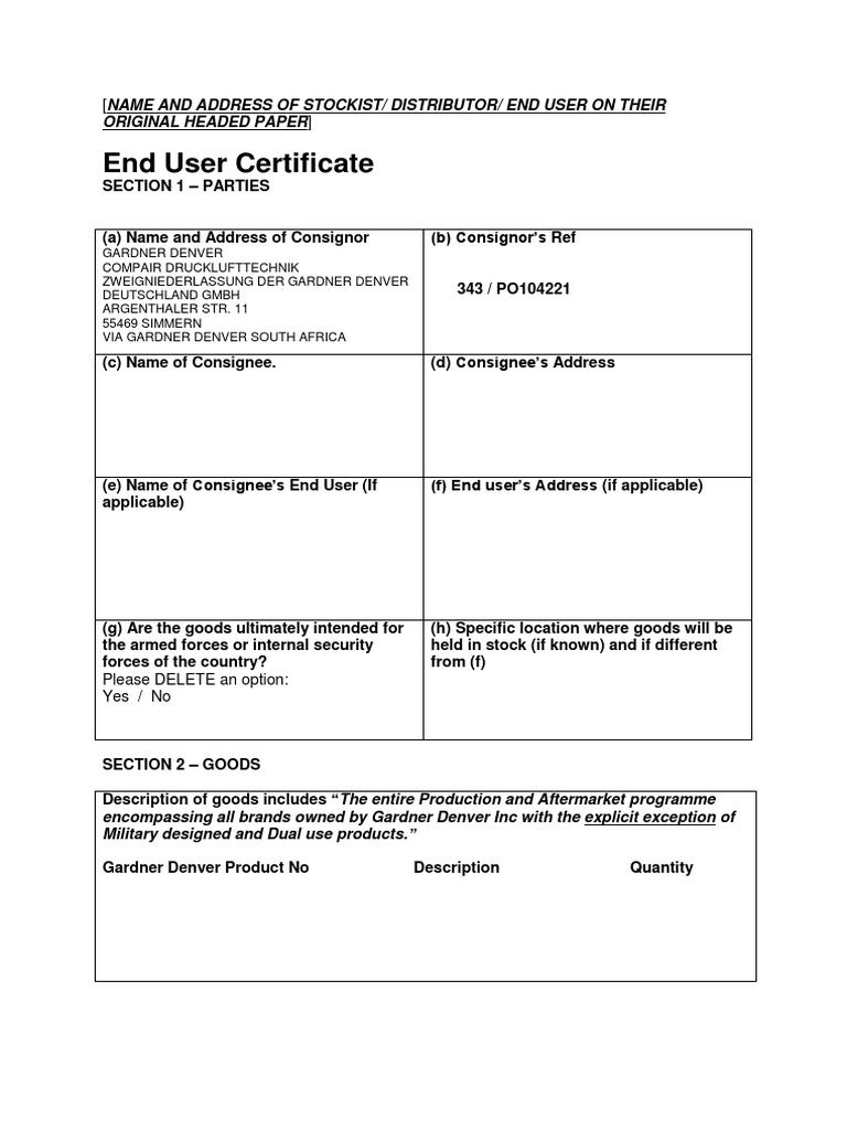 NEW EUC FORM 2022 | PDF | Petroleum