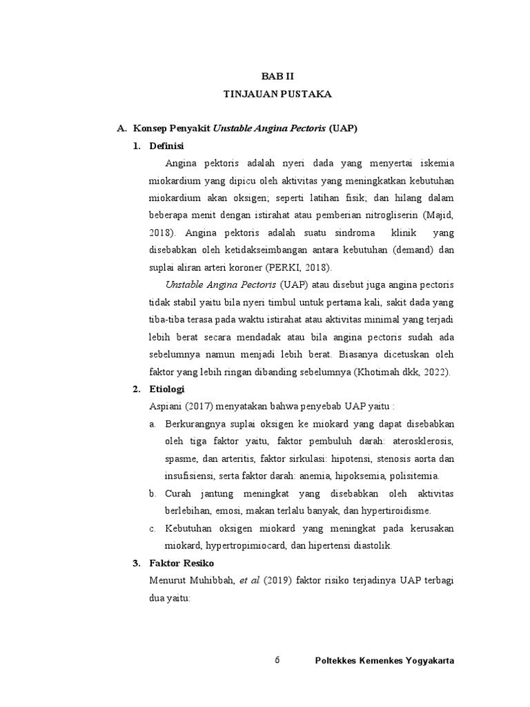 Gambaran EKG Unstable Angina Pectoris | PDF
