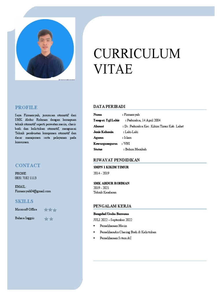 Cv. Firmansyah | PDF