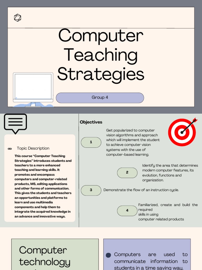 .5 Computer Teaching Strategies | PDF | Teaching Method | Educational ...