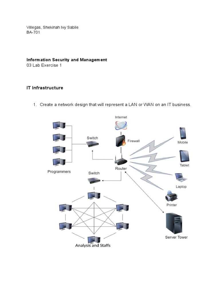 IT Business Network Design Overview | PDF | Computer Network | Network ...