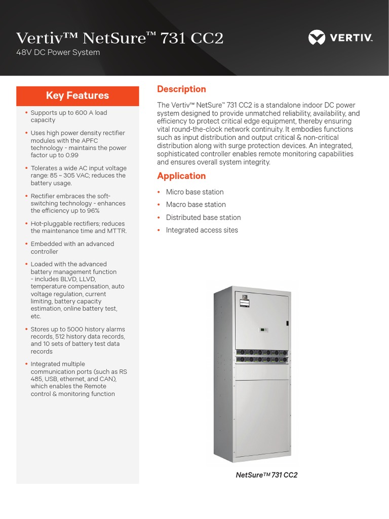 Datasheet Netsure-731-Cc2 | PDF | Rectifier | Alternating Current