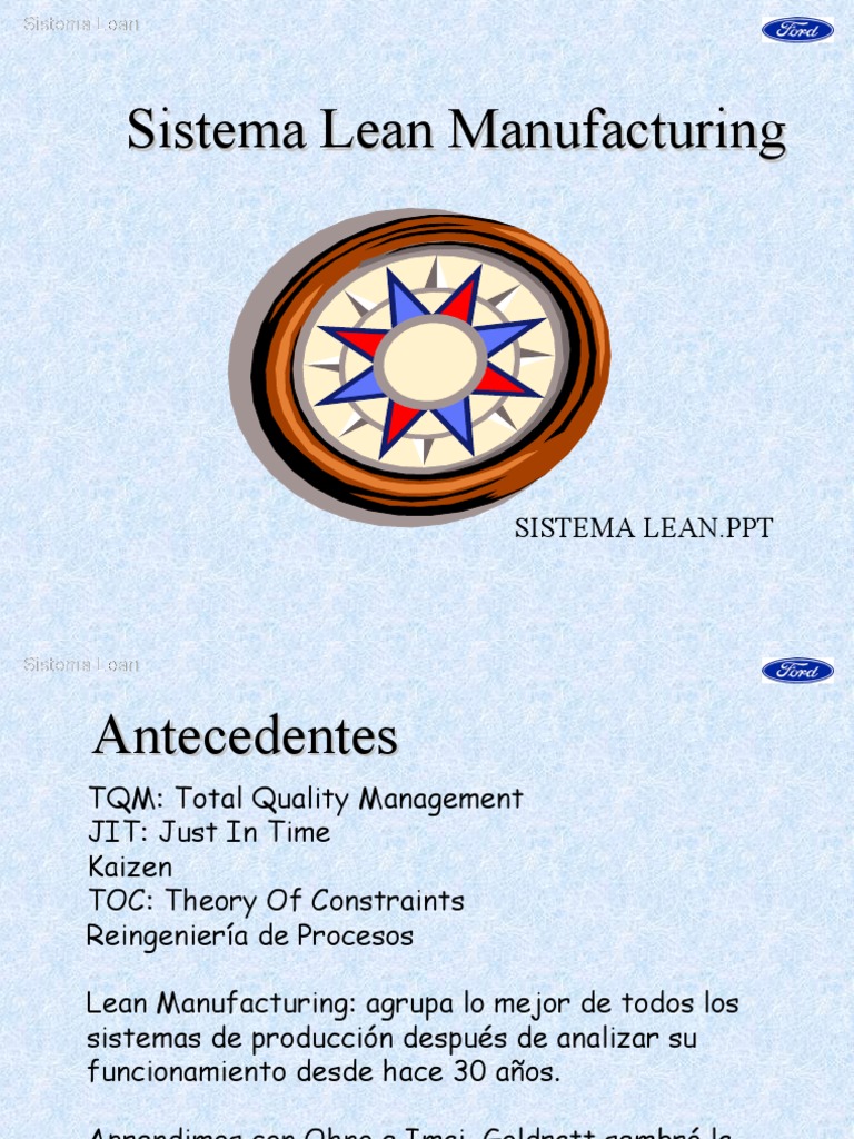 Sistema Lean | PDF | Lean Manufacturing | Pensamiento sistémico