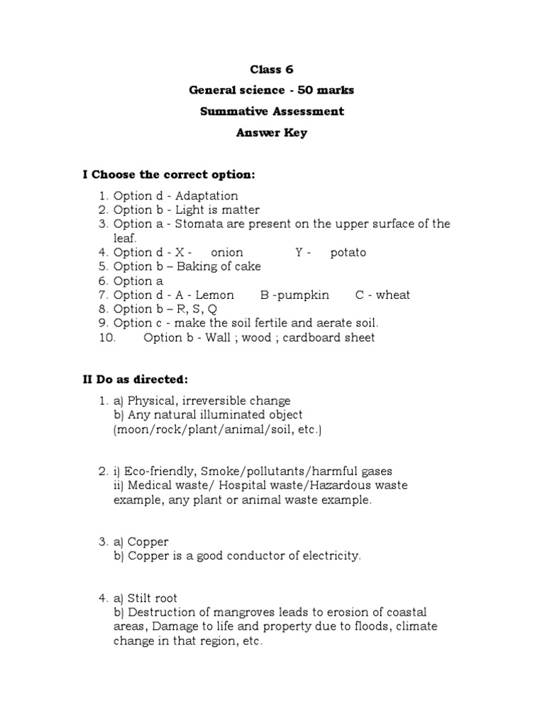 Science Annual 20-21 Answer Key | PDF | Mirror | Flowers