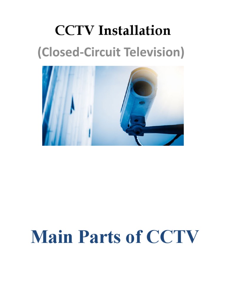 CCTV Installation Step-by-Step Guide | PDF