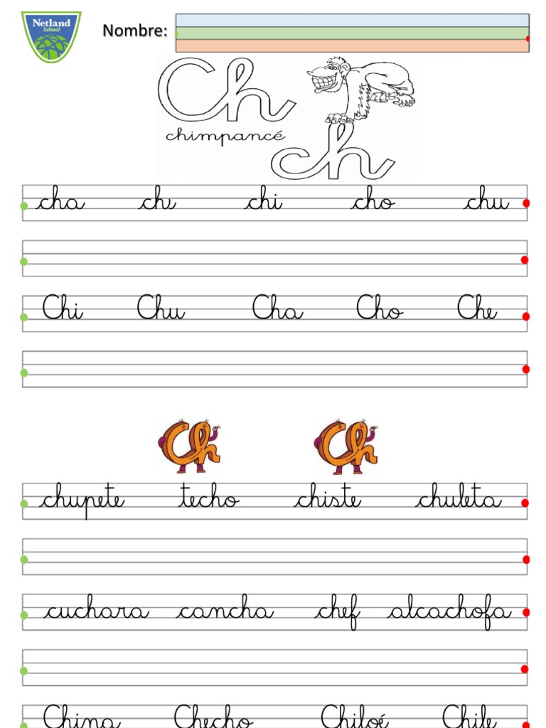 Material Complementario Letra CH | PDF